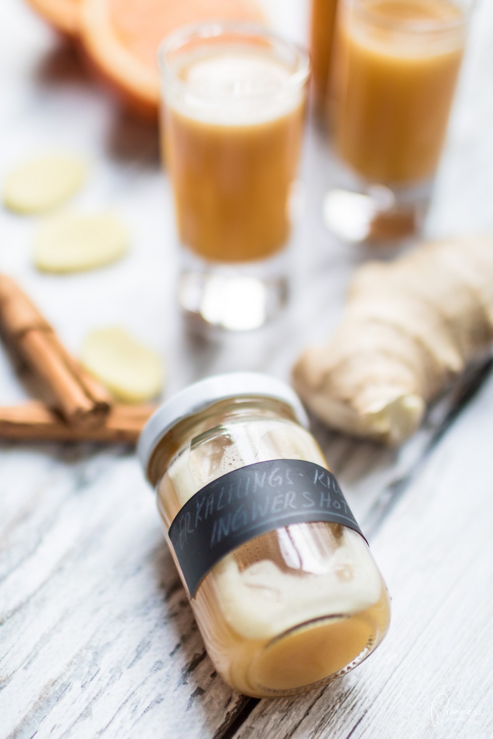 Ingwer Shot selbst machen - Rezept und Wirkung | Foodblog princess.ch