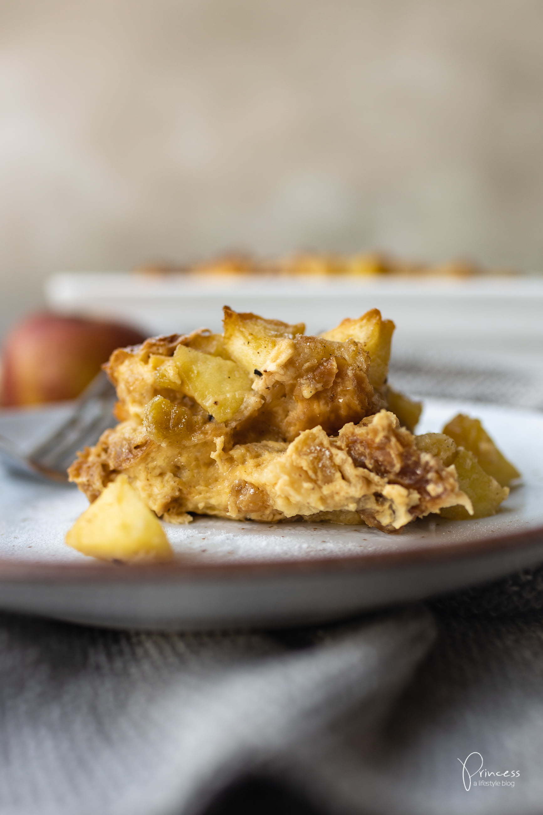 Apfel-Brot-Pudding aka Scheiterhaufen - Foodblog Princess.ch