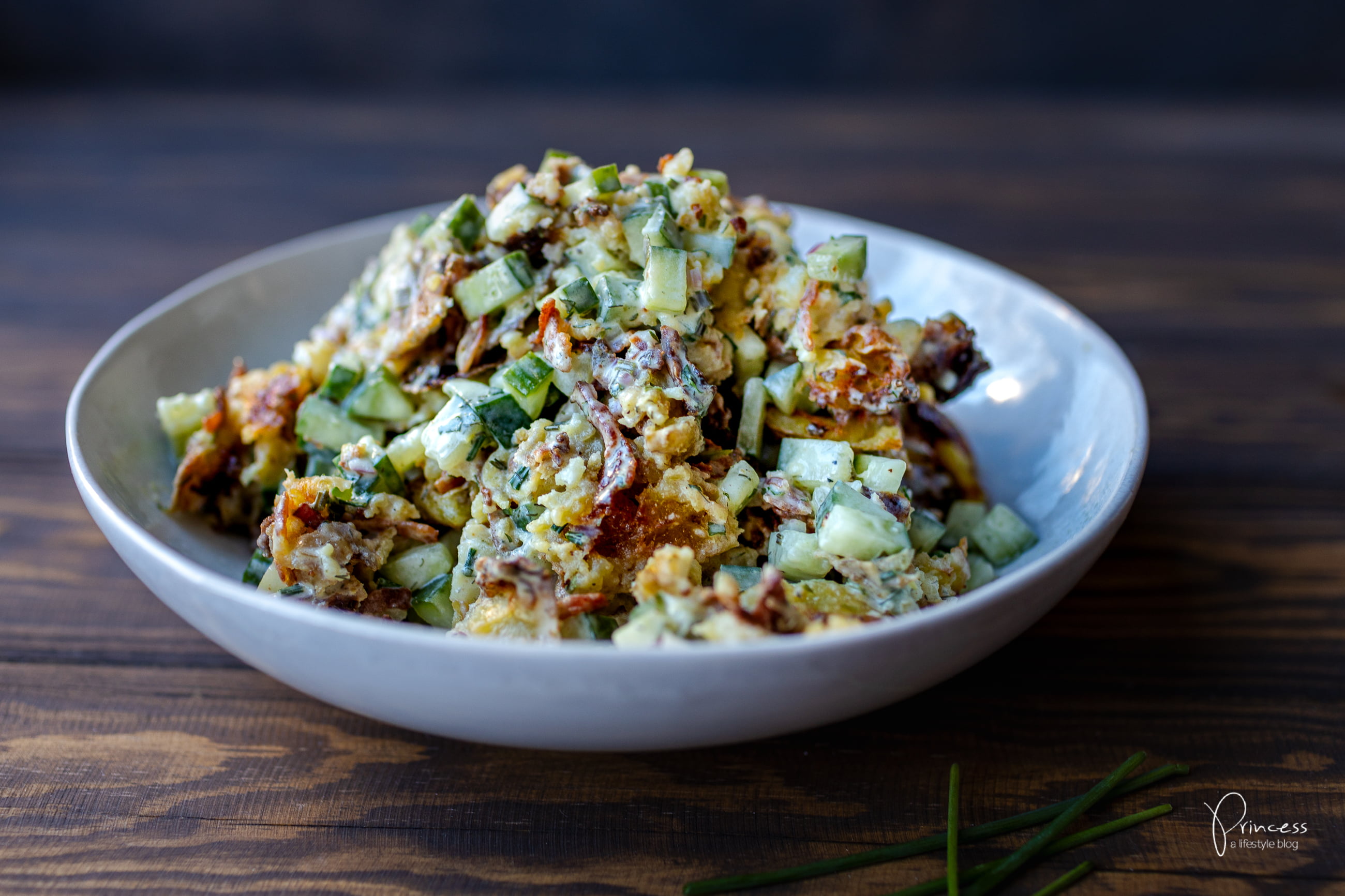 Knuspriger Kartoffelsalat | the viral Smashed Potato Salad